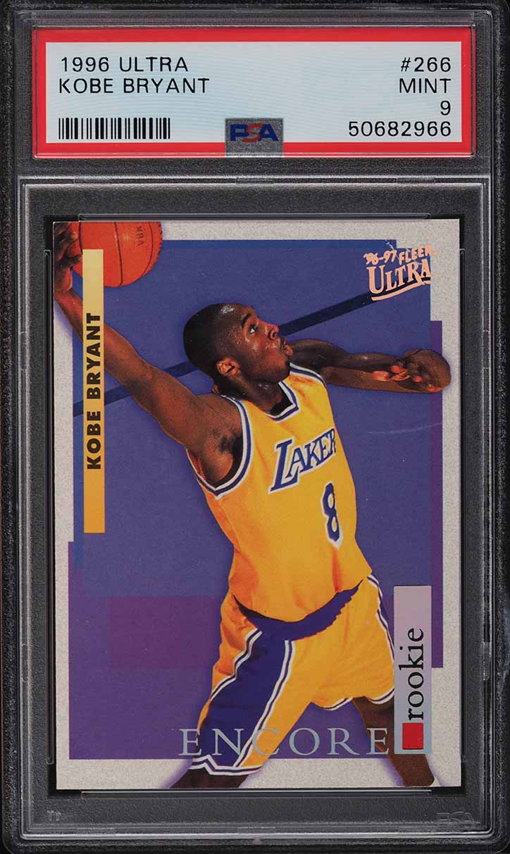 1996 Ultra Basketball Kobe Bryant ROOKIE #266 PSA 9 MINT on Fanatics ...