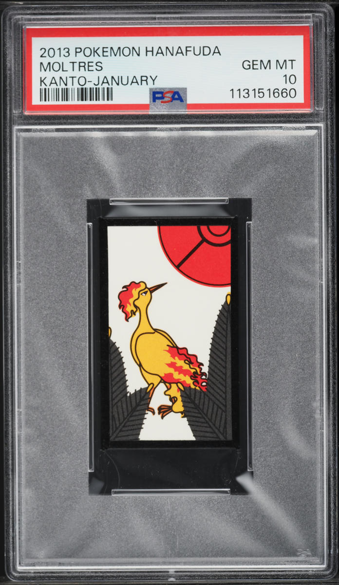 2013 Pokemon Japanese Hanafuda Kanto January Moltres PSA 10 GEM MINT on ...