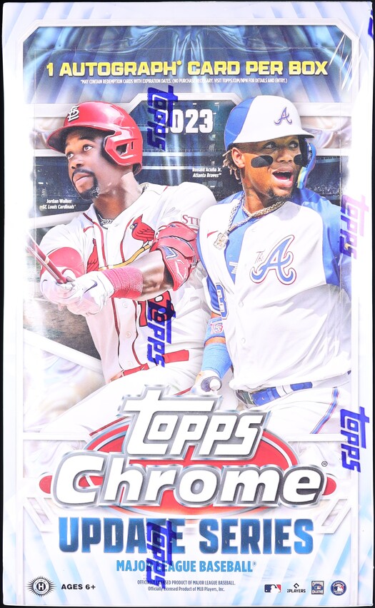 2023 Topps Chrome Update Series Baseball Sealed Hobby Box on Fanatics ...