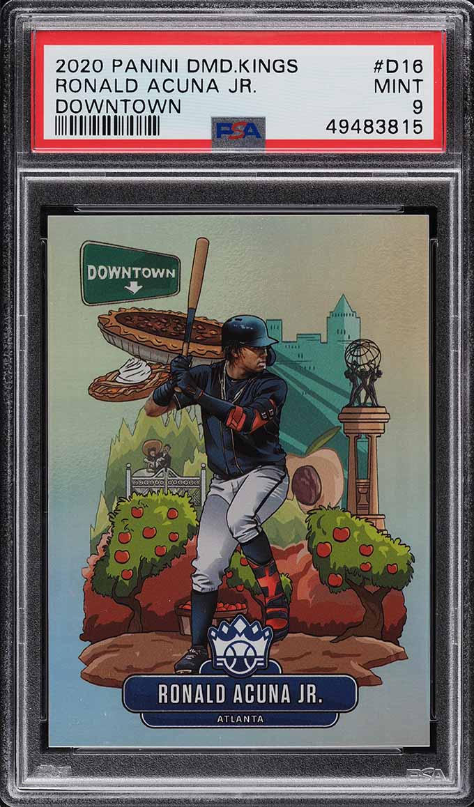 2020 Panini Diamond Kings Downtown Ronald Acuna Jr. #D16 PSA 9 MINT on ...