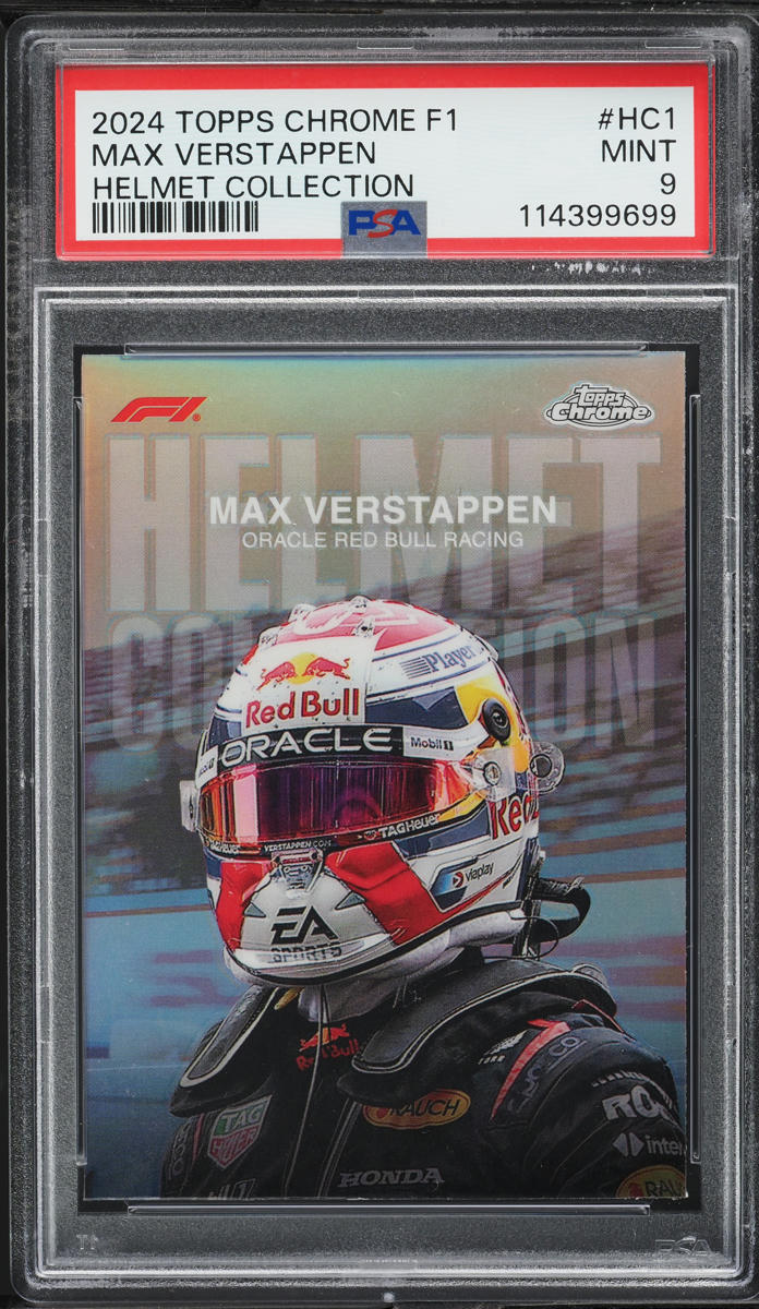 2024 Topps Chrome Formula 1 F1 Helmet Collection Max Verstappen #HC-1 ...