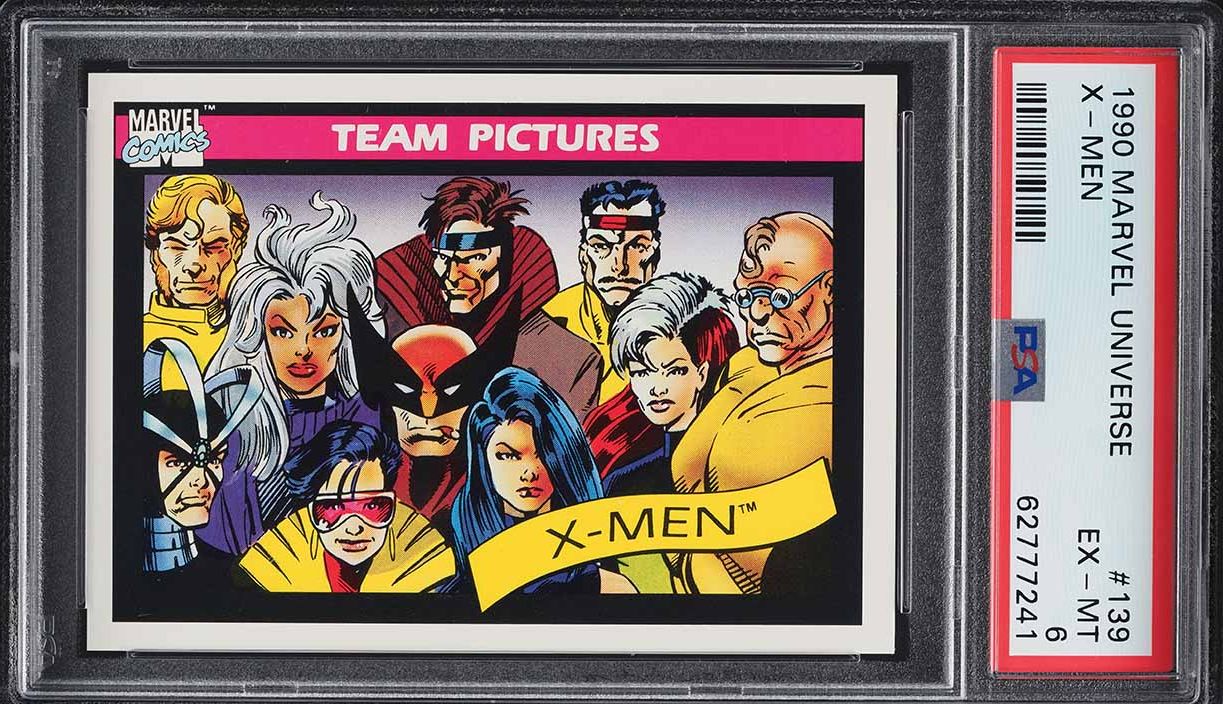 1990 Impel Marvel Universe X-Men #139 PSA 6 EXMT on Fanatics Collect