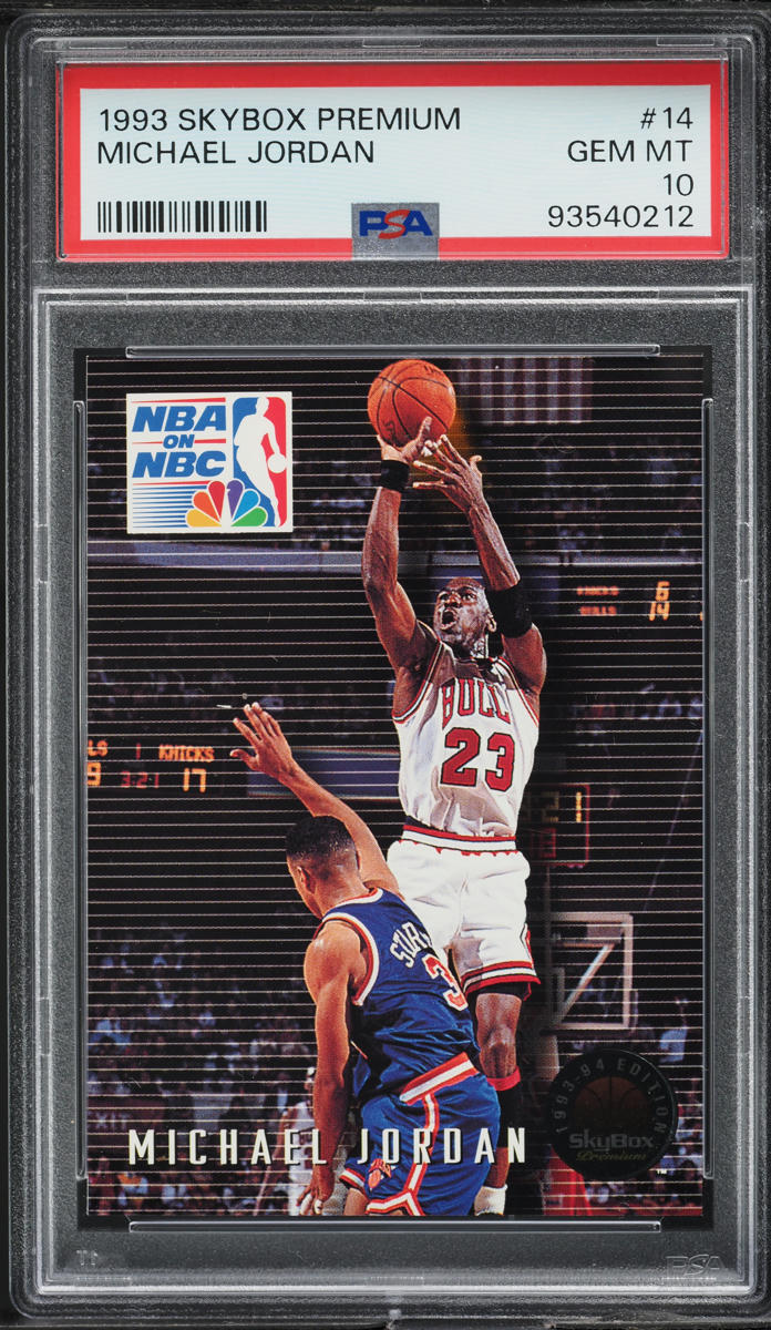 1993 Skybox Premium Michael Jordan #14 PSA 10 GEM MINT on Fanatics Collect