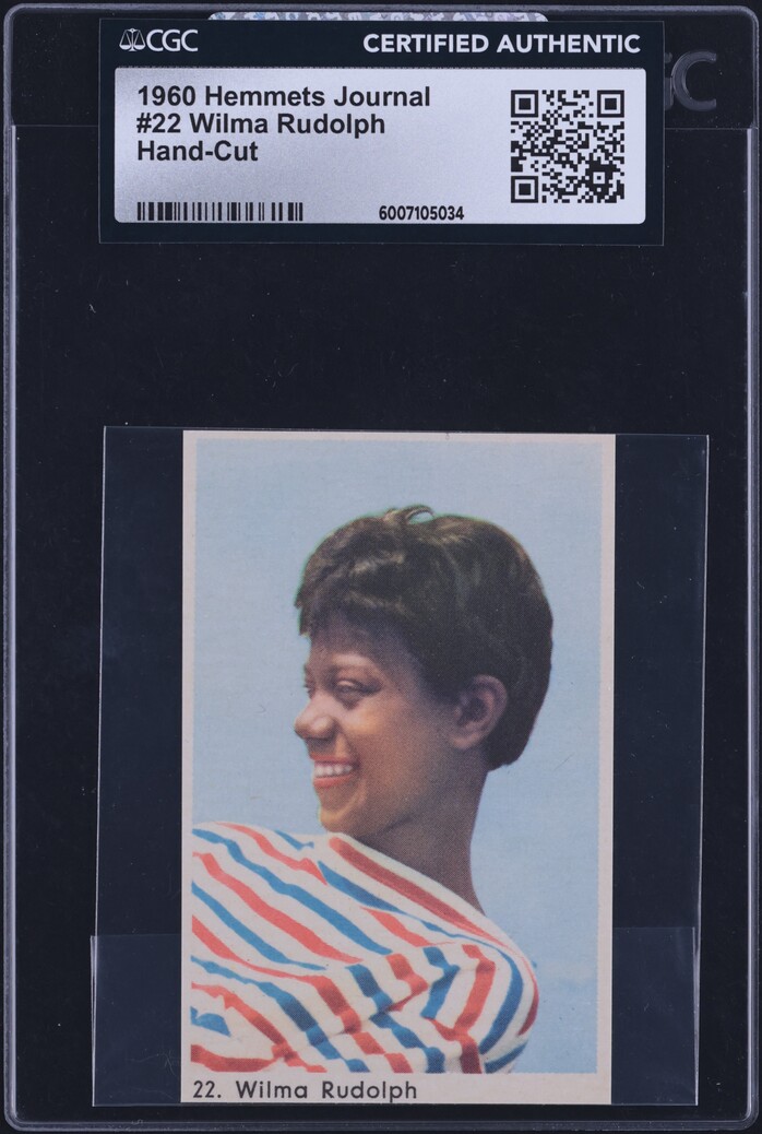 1960 Hemmets Journal Wilma Rudolph #22 CGC AUTH on Fanatics Collect