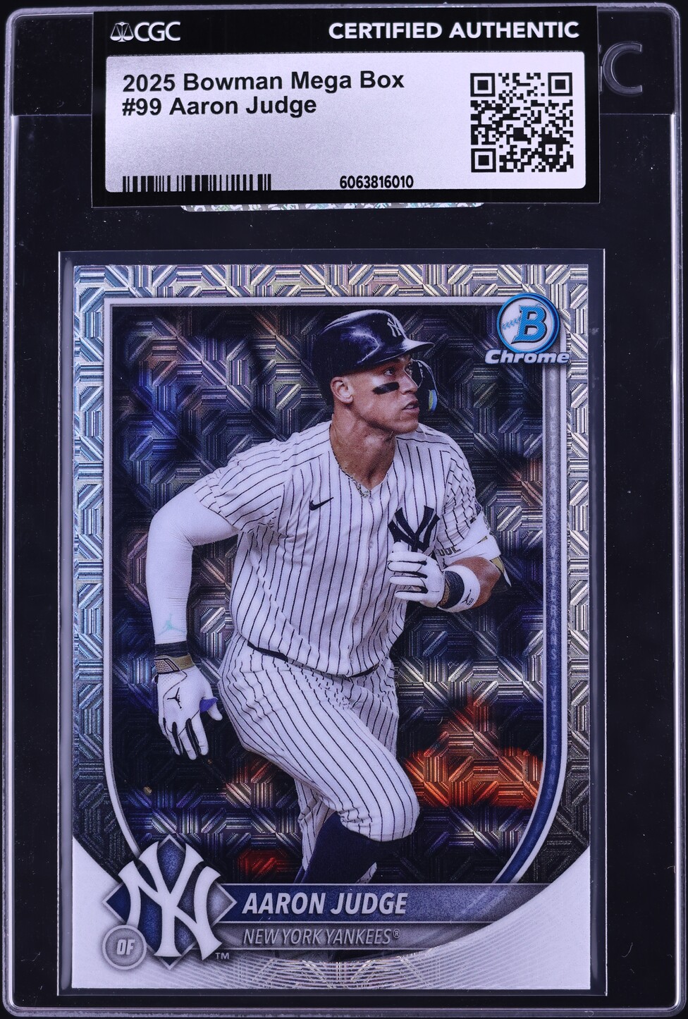 2025 Bowman Chrome Mega Box Aaron Judge #99 CGC AUTH on Fanatics Collect