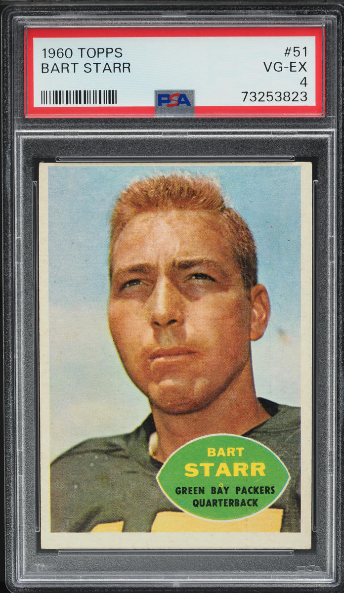 1960 Topps Football Bart Starr #51 PSA 4 VGEX on Fanatics Collect