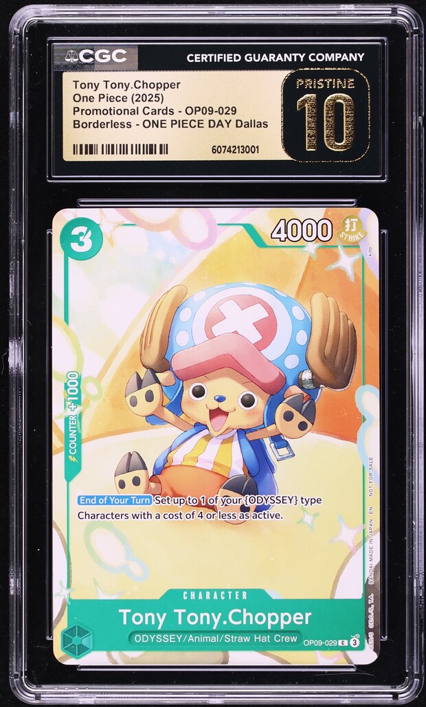 2025 One Piece Promo Borderless DAY Dallas Tony Tony.Chopper #OP09-029 ...