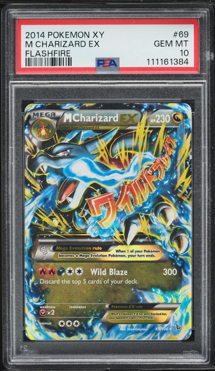 2014 Pokemon XY Flashfire M Charizard EX #69 PSA 10 GEM MINT on Fanatics Collect