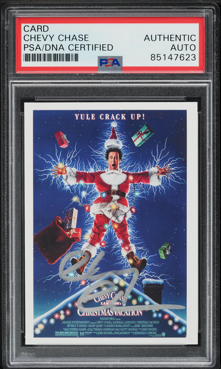 Chevy Chase Signed Autographed Card AUTO PSA/DNA AUTH on Fanatics Collect