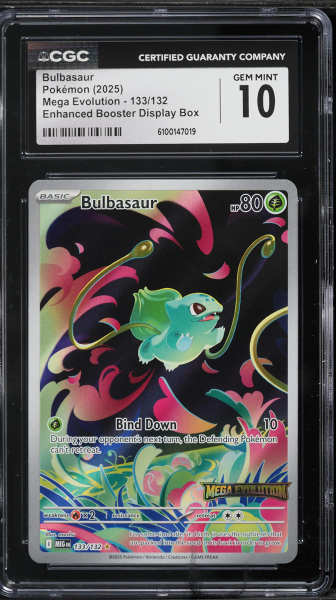 2025 Pokemon Mega Evolution Enhanced Booster Display Box Bulbasaur #133 ...