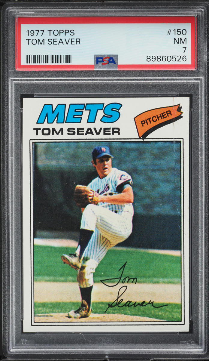 1977 Topps Tom Seaver #150 PSA 7 NRMT on Fanatics Collect