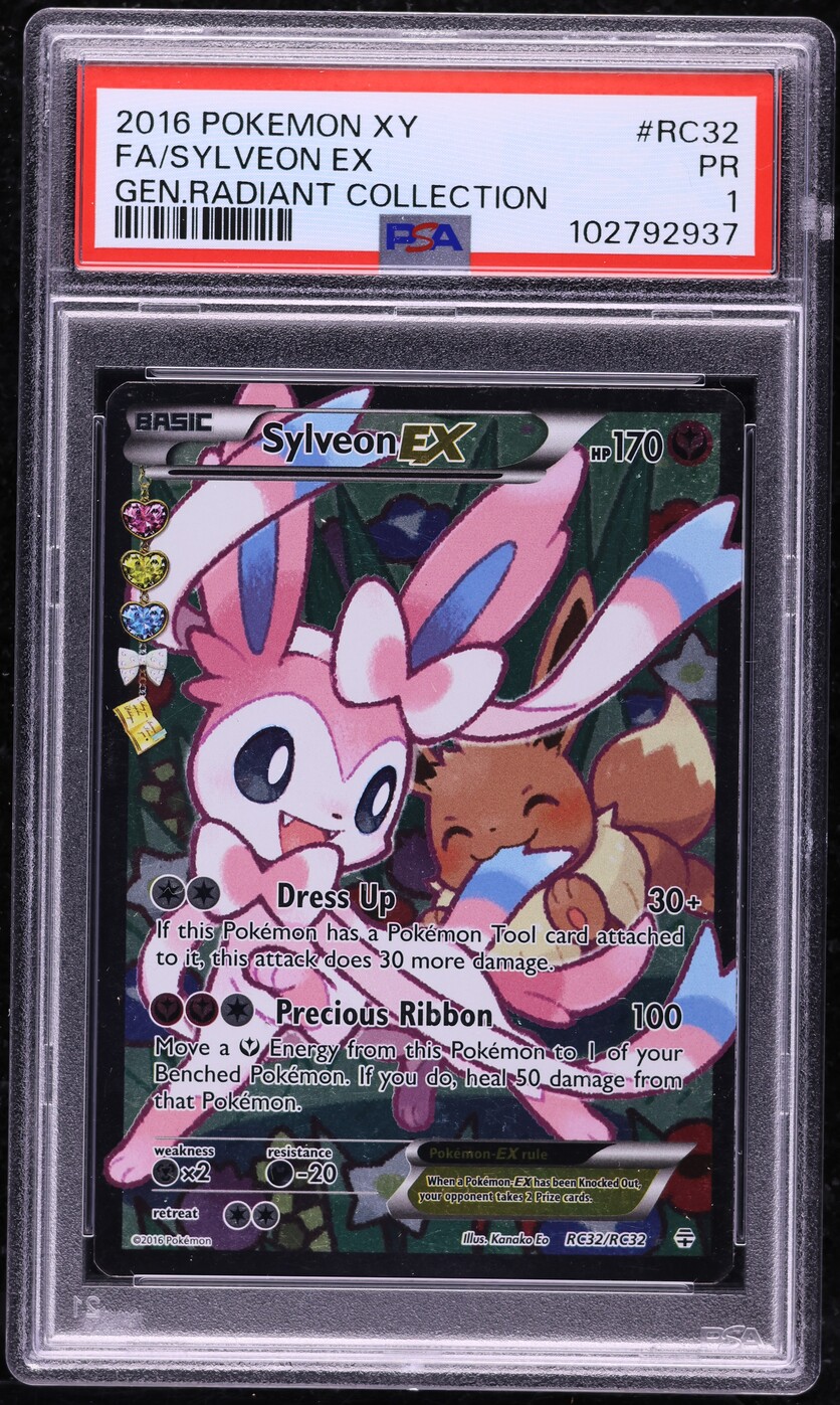2016 Pokemon XY Generations Radiant Collection Full Art Sylveon EX # ...