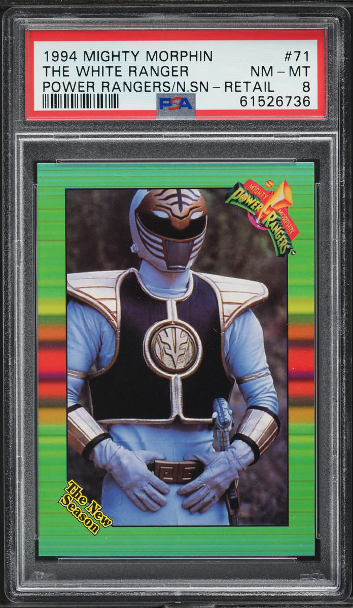 1994 Mighty Morphin Power Rangers New Season Retail The White Ranger ...