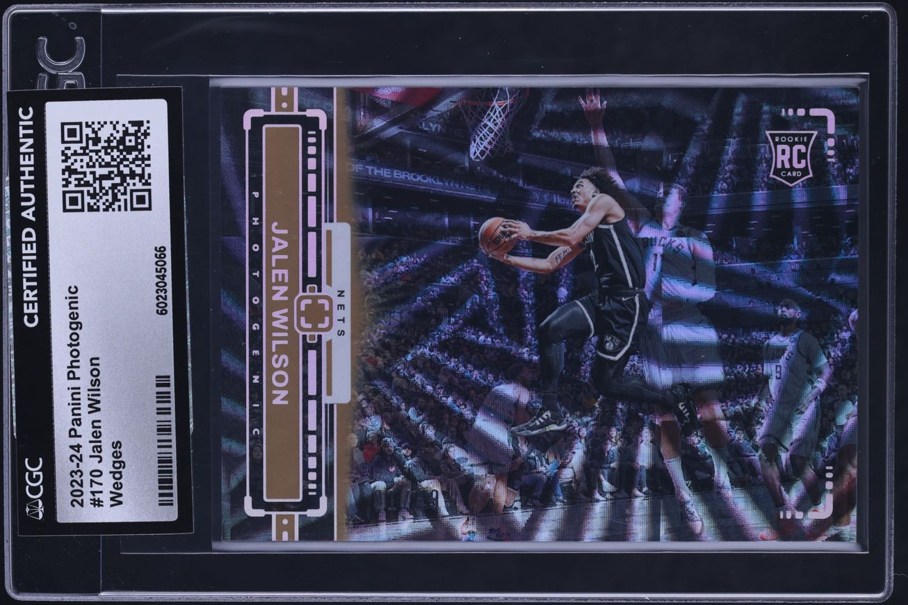 2023 Panini PhotoGenic Wedges Jalen Wilson ROOKIE #170 CGC AUTH on Fanatics Collect