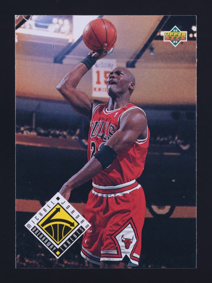 1993 Upper Deck Basketball Michael Jordan #438 MBA AUTH on Fanatics Collect