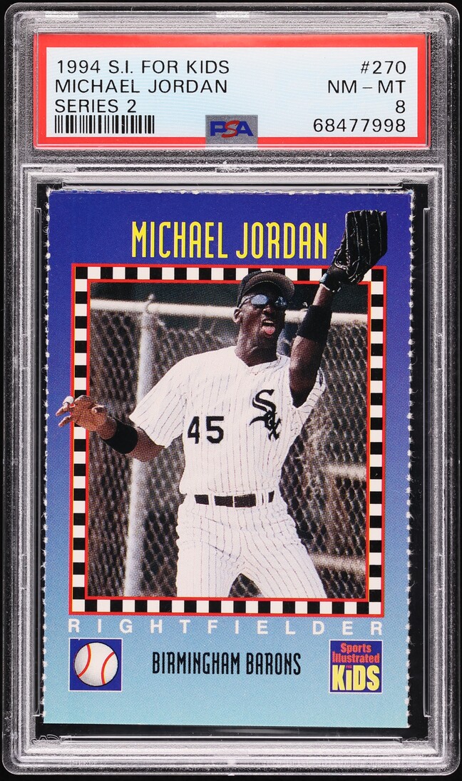 1994 Sports Illustrated For Kids Series 2 Michael Jordan #270 PSA 8 NM-MT on Fanatics Collect
