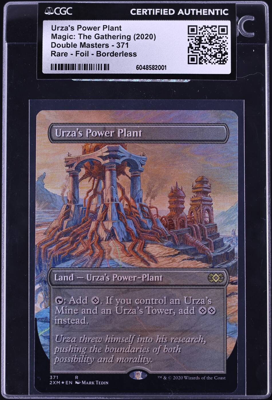 2020 MTG Double Masters Foil Borderless Urza's Power Plant #371 CGC ...