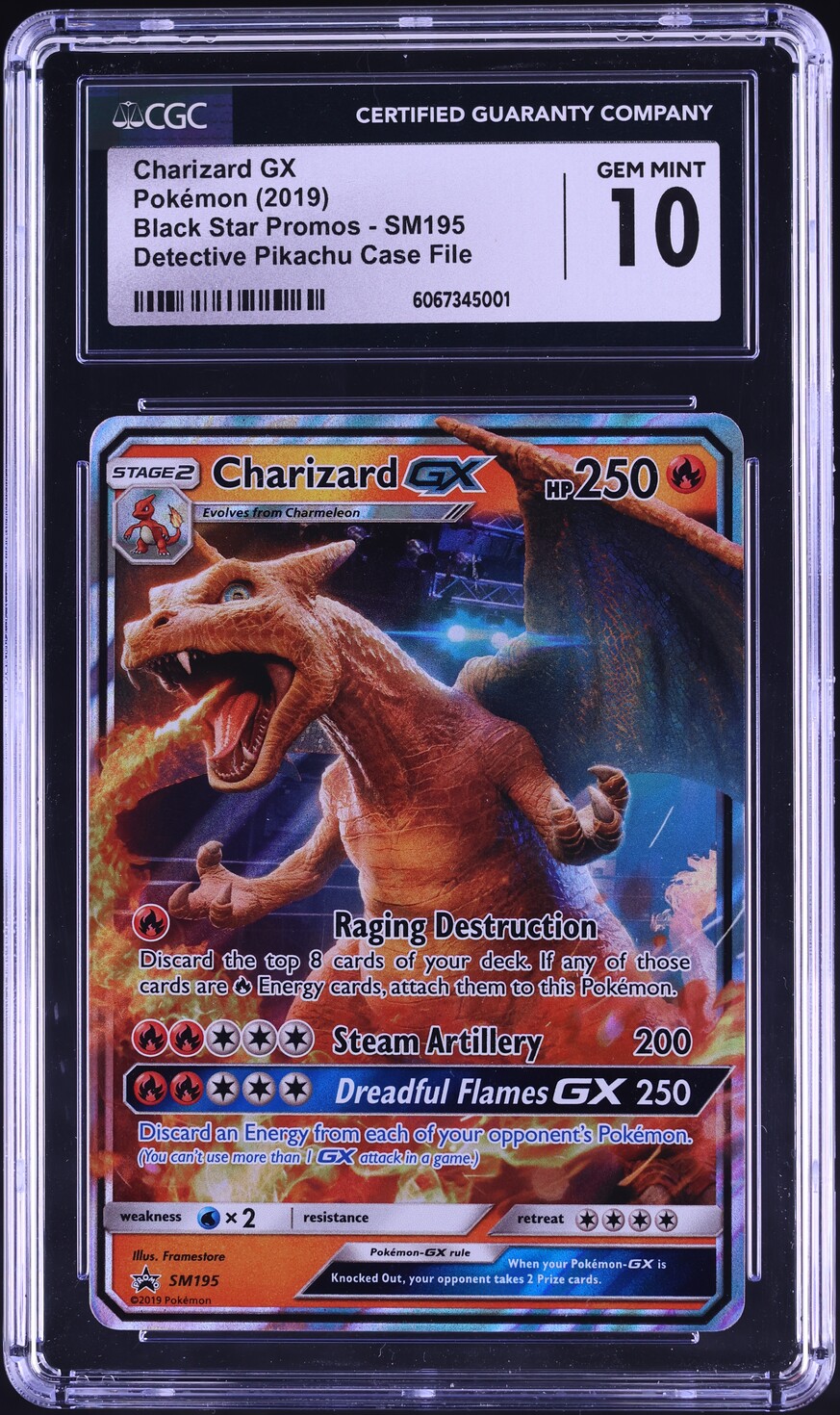 2019 Pokemon SM Black Star Promo Detective Pikachu Case File Charizard ...