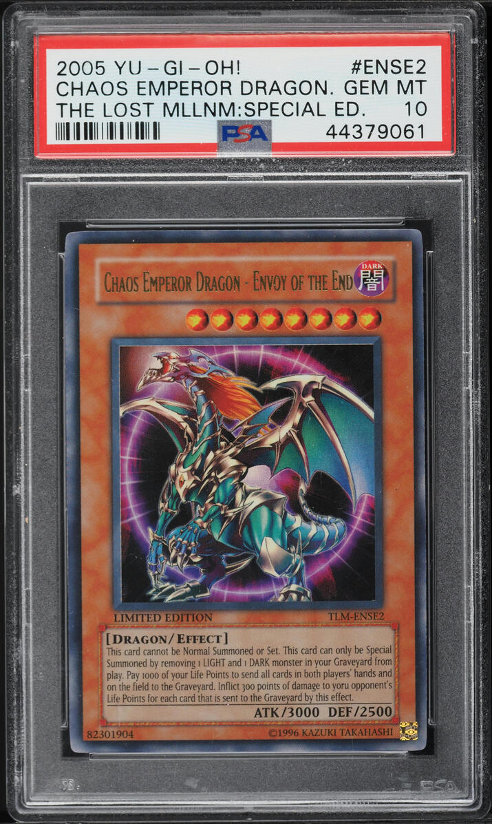 2005 Yu-Gi-Oh! Lost Millennium Special Chaos Emperor Dragon #TLM-ENSE2 ...