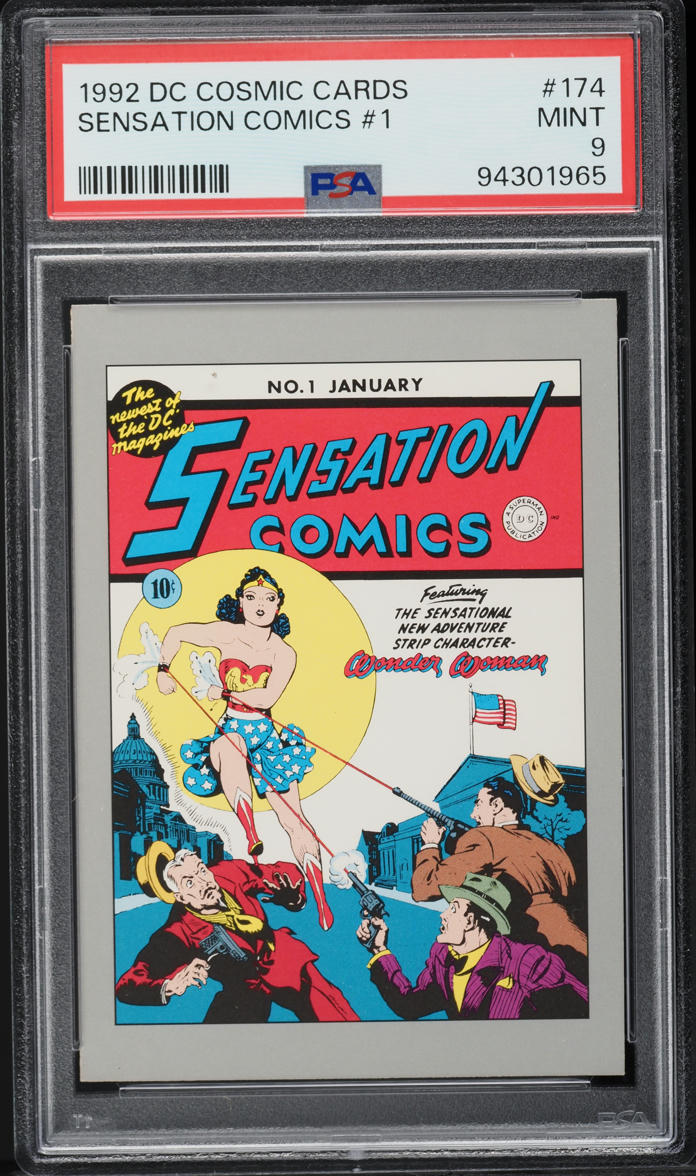 1992 Impel DC Cosmic Cards Sensation Comics #1 #174 PSA 9 MINT on ...