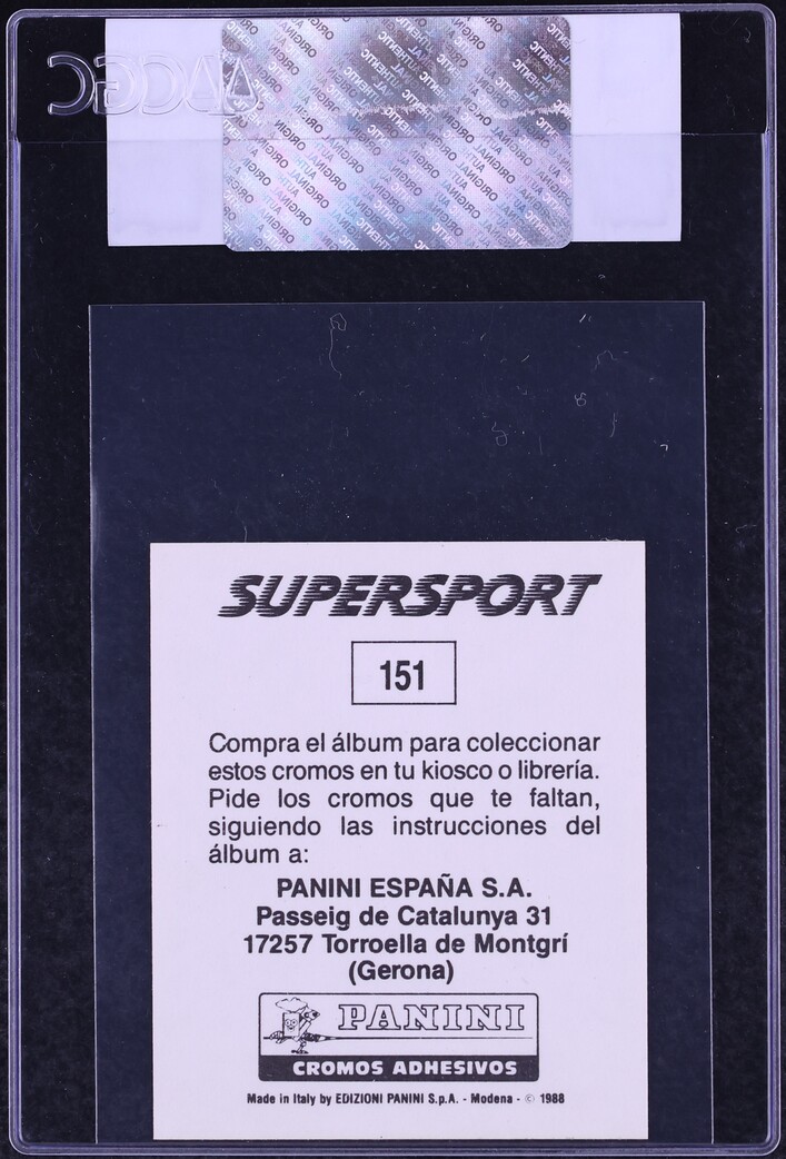 1988 Panini Supersport Spanish Jimmy Connors #151 CGC AUTH on Fanatics ...