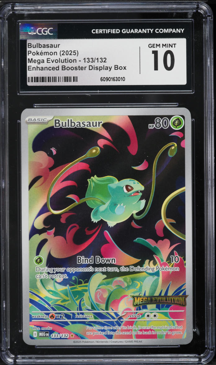 2025 Pokemon Mega Evolution Enhanced Booster Display Box Bulbasaur #133 ...