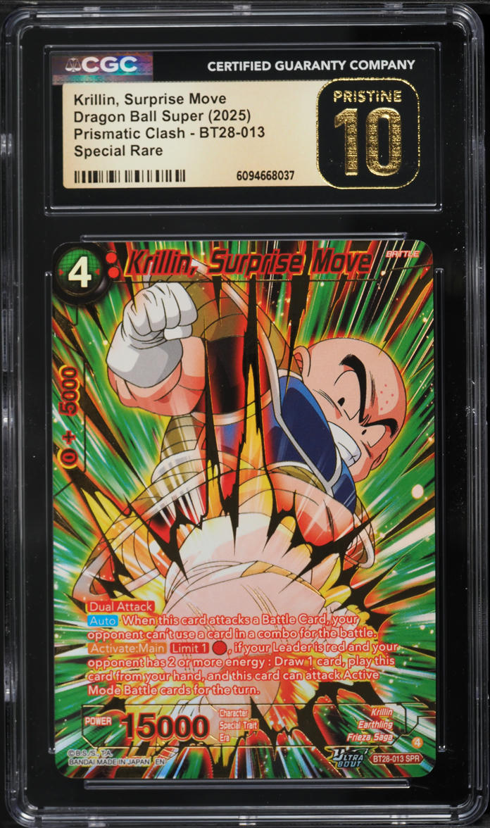 2025 Dragon Ball Super Prismatic Clash Krillin, Surprise Move SPR #BT28 ...