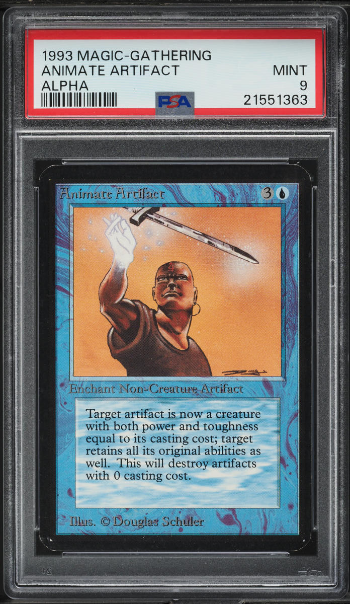 1993 Magic The Gathering MTG Alpha Animate Artifact PSA 9 MINT on ...
