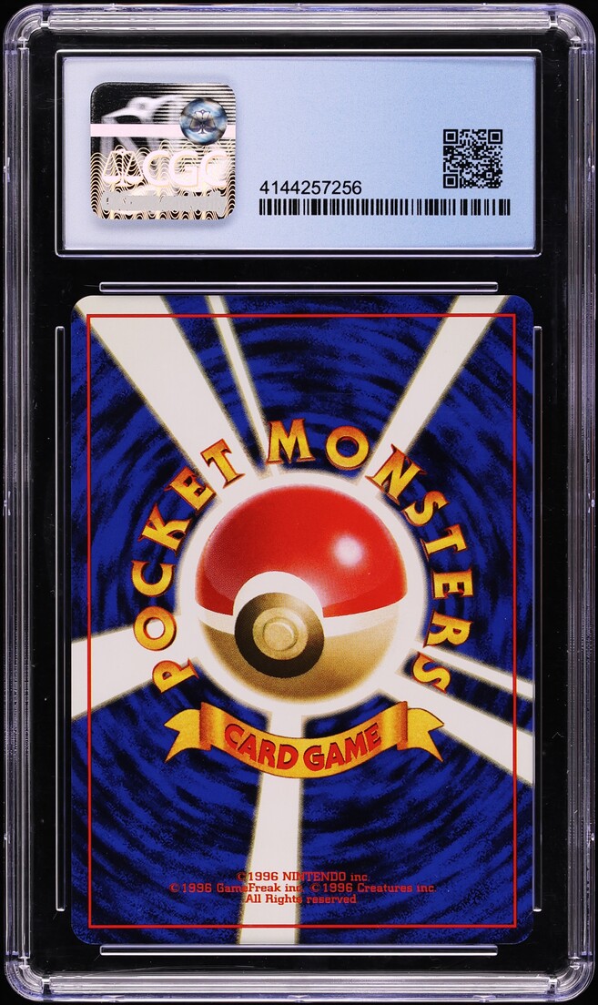 1999 Pokemon Japanese ANA Promo Plane On Left Flying Pikachu #25 CGC 10 ...