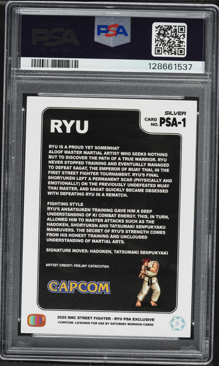 2025 Saturday Morning Cards Street Fighter II Champion Edition PSA ...