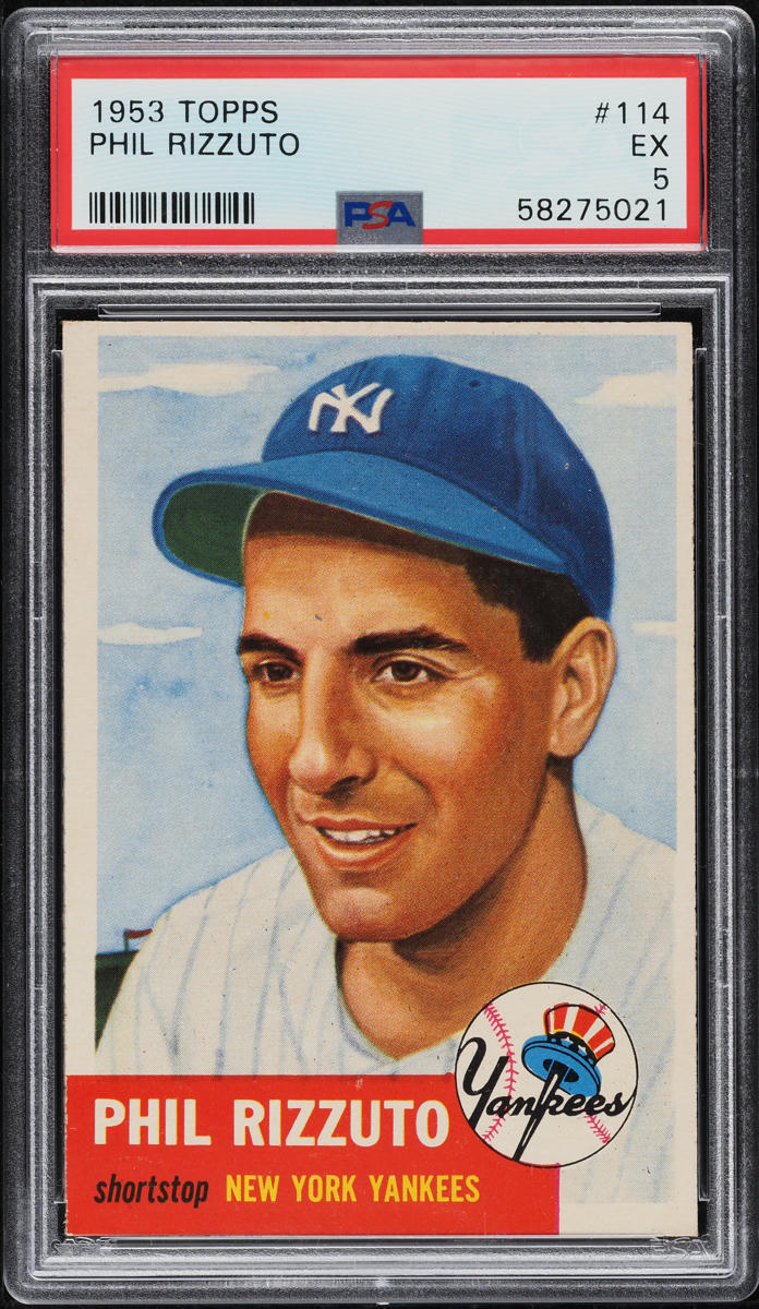 1953 Topps Phil Rizzuto SHORT PRINT #114 PSA 5 EX on Fanatics Collect