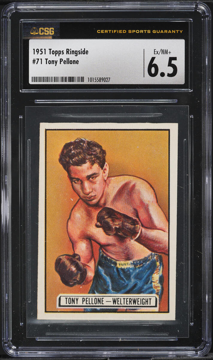 1951 Topps Ringside Tony Pellone #71 CSG 6.5 EXMT+ on Fanatics Collect
