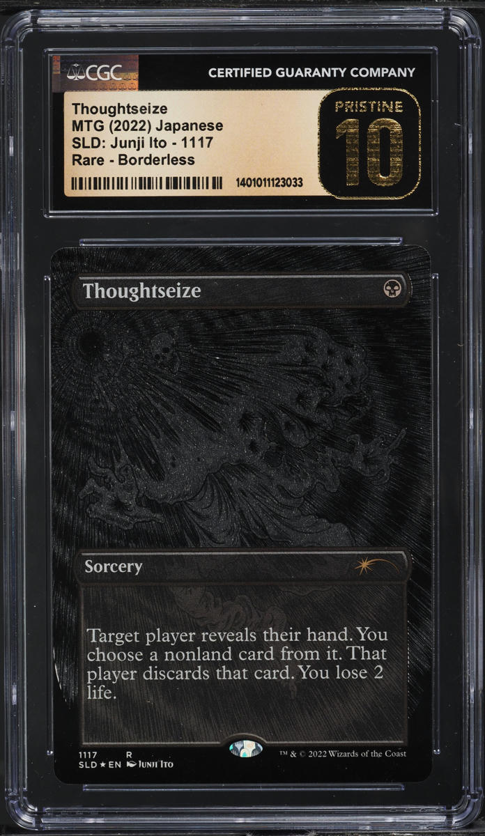 2022 Magic The Gathering MTG Japanese SLD Junji Ito Thoughtseize #1117 ...