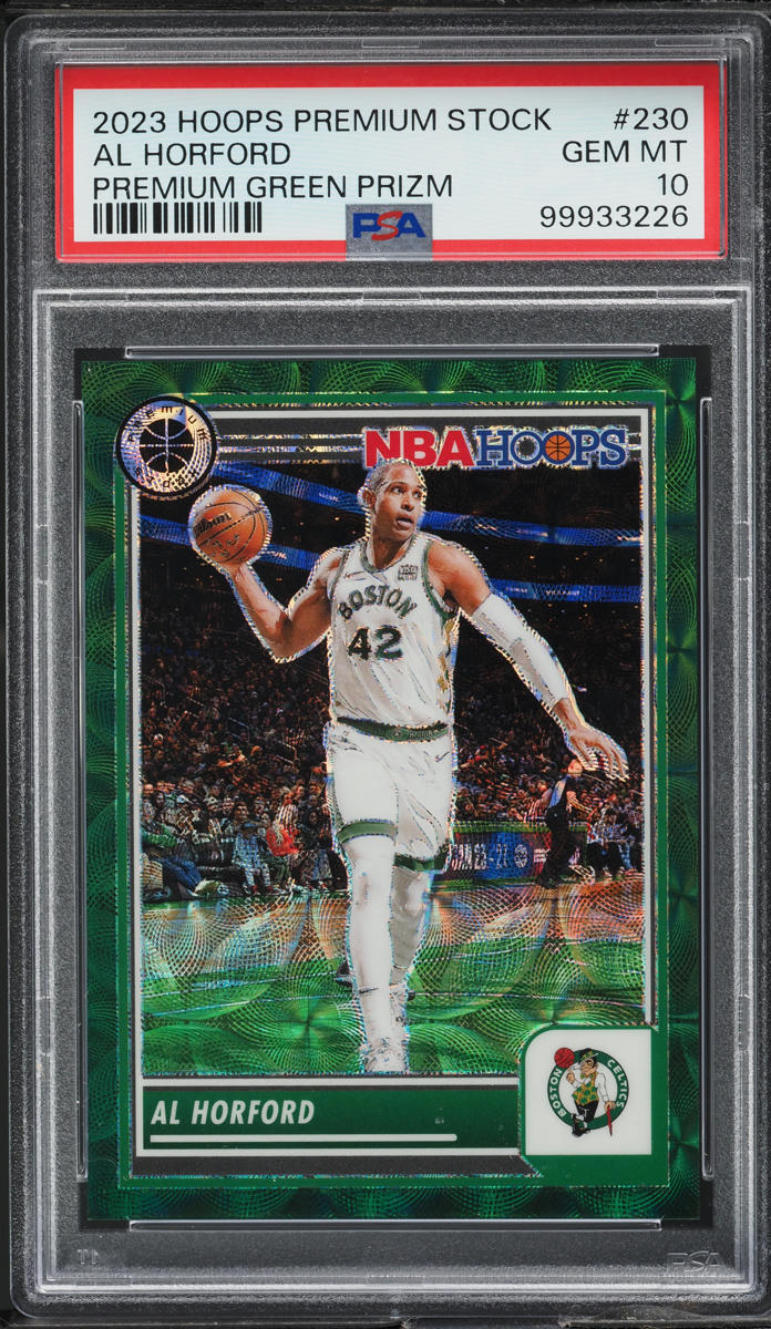 2023 Hoops Premium Stock Green Prizm Al Horford /8 #230 PSA 10 GEM MINT ...