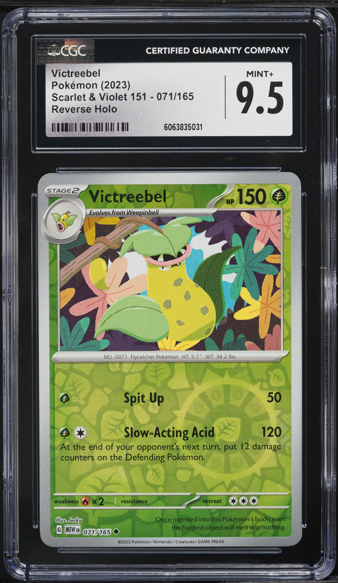 2023 Pokemon Scarlet & Violet 151 Reverse Holo Victreebel #071 CGC 9.5 ...