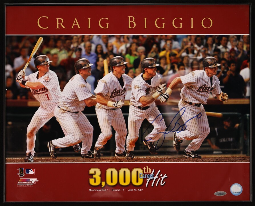 Signed Craig Biggio 16x20" Photograph - Tristar AUTH on Fanatics Collect