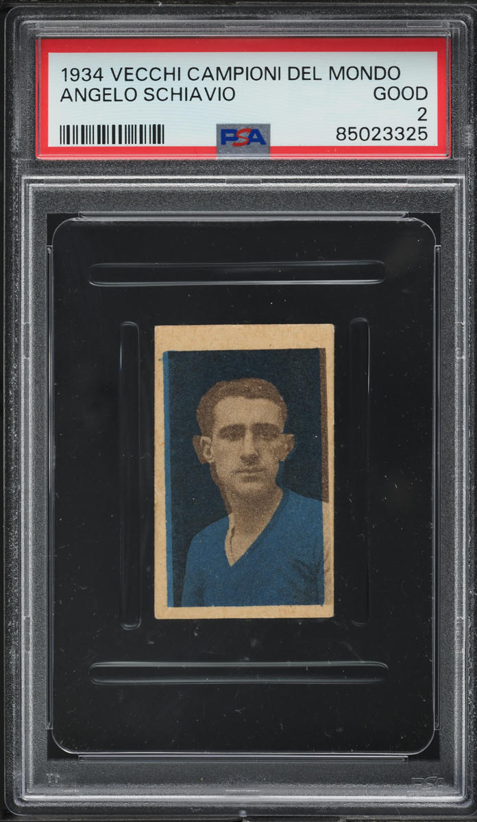 1934 Vecchi I Campioni Del Mondo Angelo Schiavio PSA 2 GD on Fanatics Collect