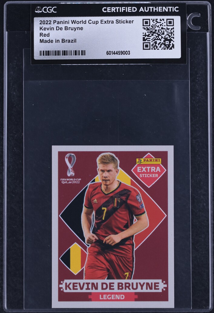 2022 Panini World Cup Extra Sticker Red Made In Brazil Kevin De Bruyne ...