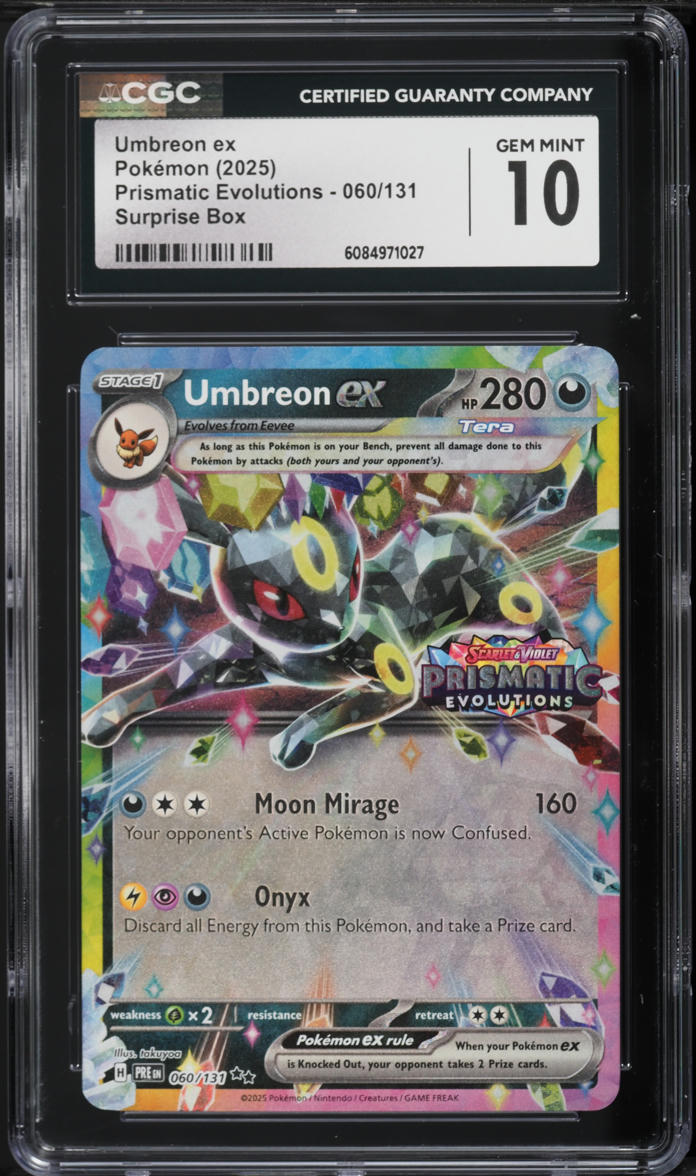 2025 Pokemon Scarlet & Violet Prismatic Evolutions Surprise Box Holo ...