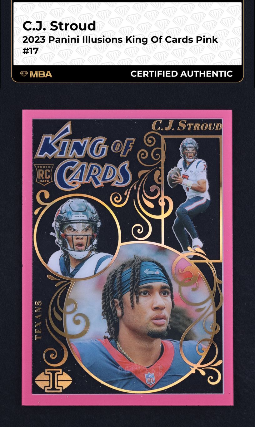 2023 Panini Illusions King Of Cards Pink C.J. Stroud ROOKIE /399 #17 ...