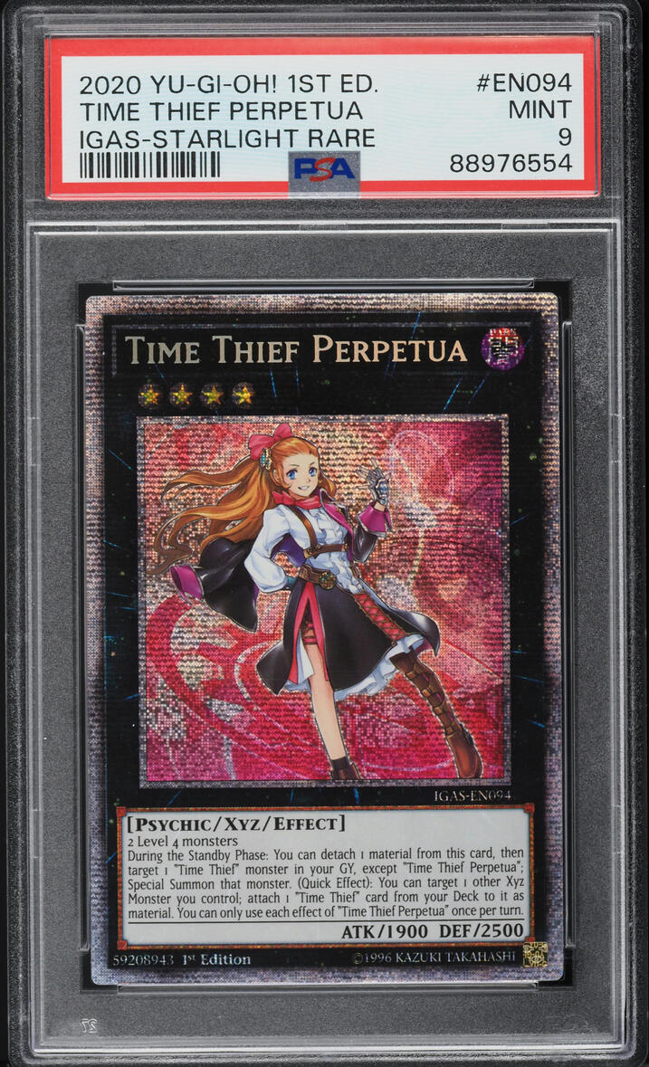 2020 Yu-Gi-Oh! Ignition Assault 1st Ed Starlight Rare Time Thief ...