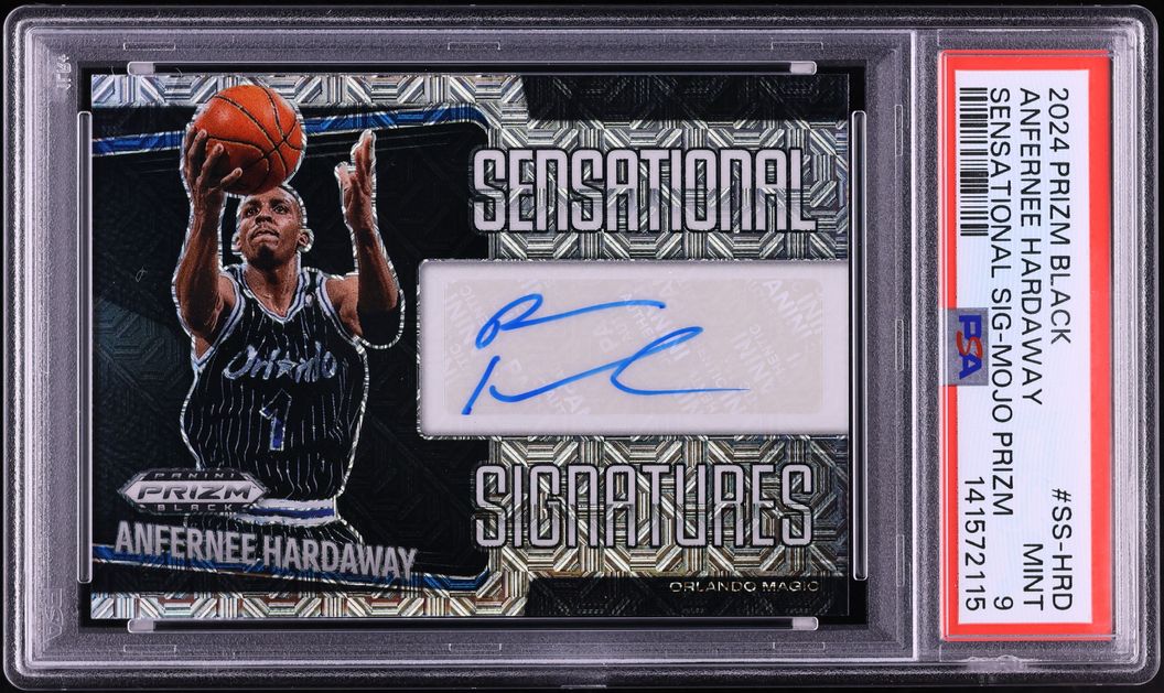 2024 Panini Prizm Black Sensational Signatures Mojo Anfernee Hardaway ...