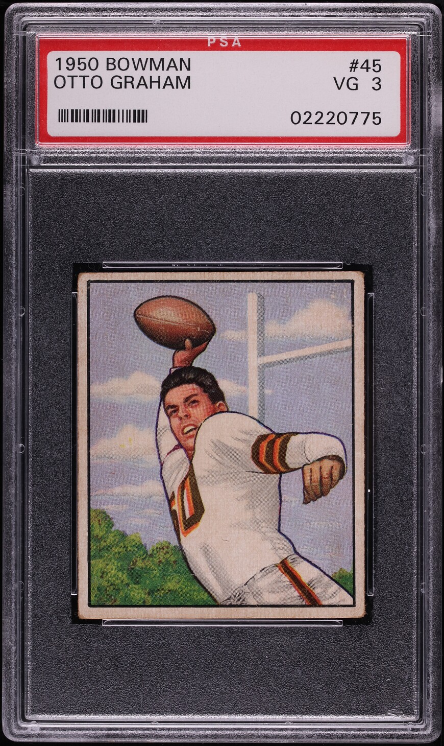 1950 Bowman Football Otto Graham ROOKIE #45 PSA 3 VG on Fanatics Collect