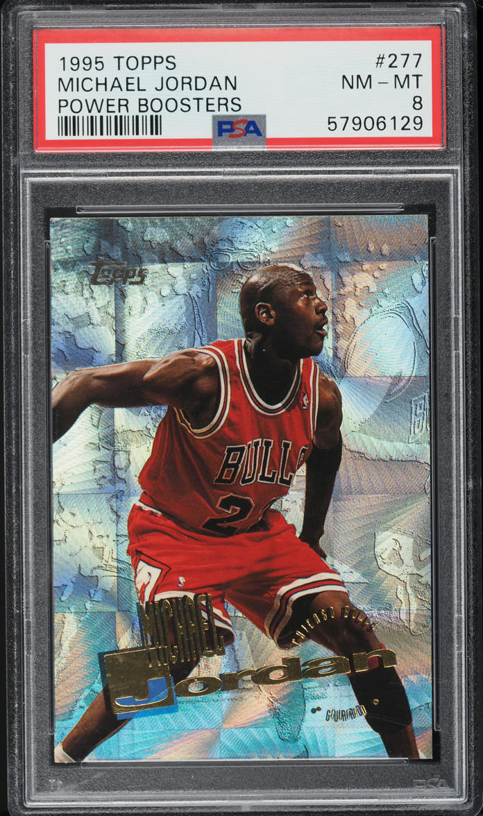 1995 Topps Power Boosters Michael Jordan #277 PSA 8 NM-MT on Fanatics ...