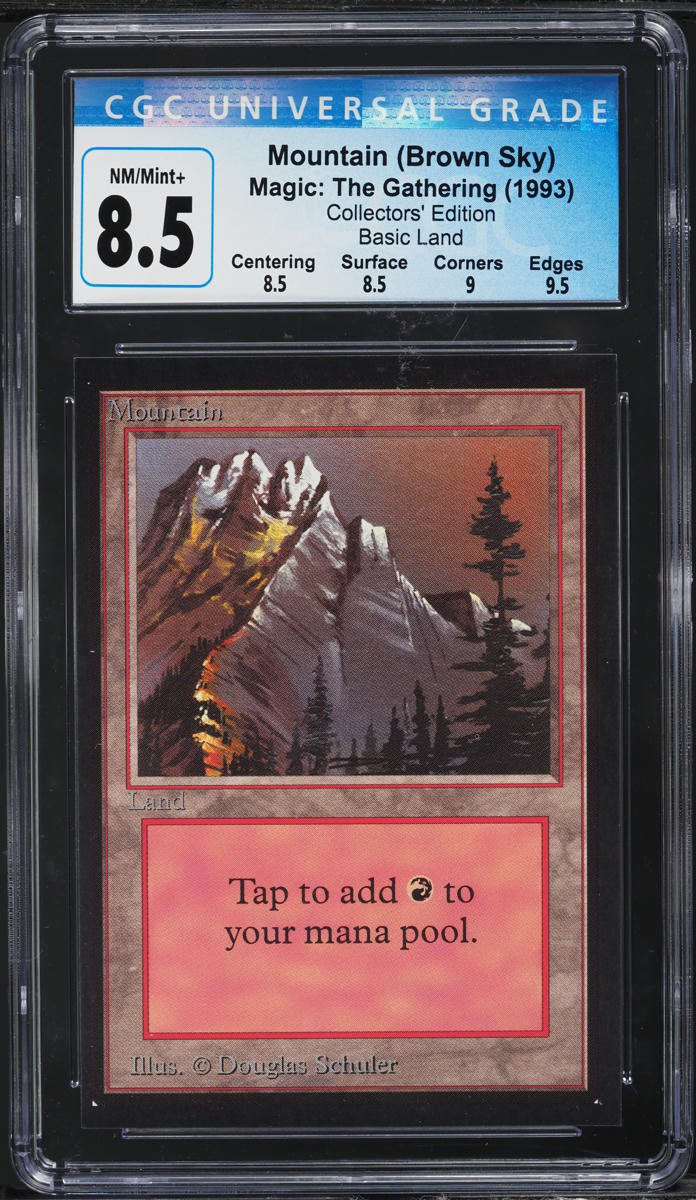 1993 Magic The Gathering MTG Collectors' Edition Mountain (Brown Sky ...