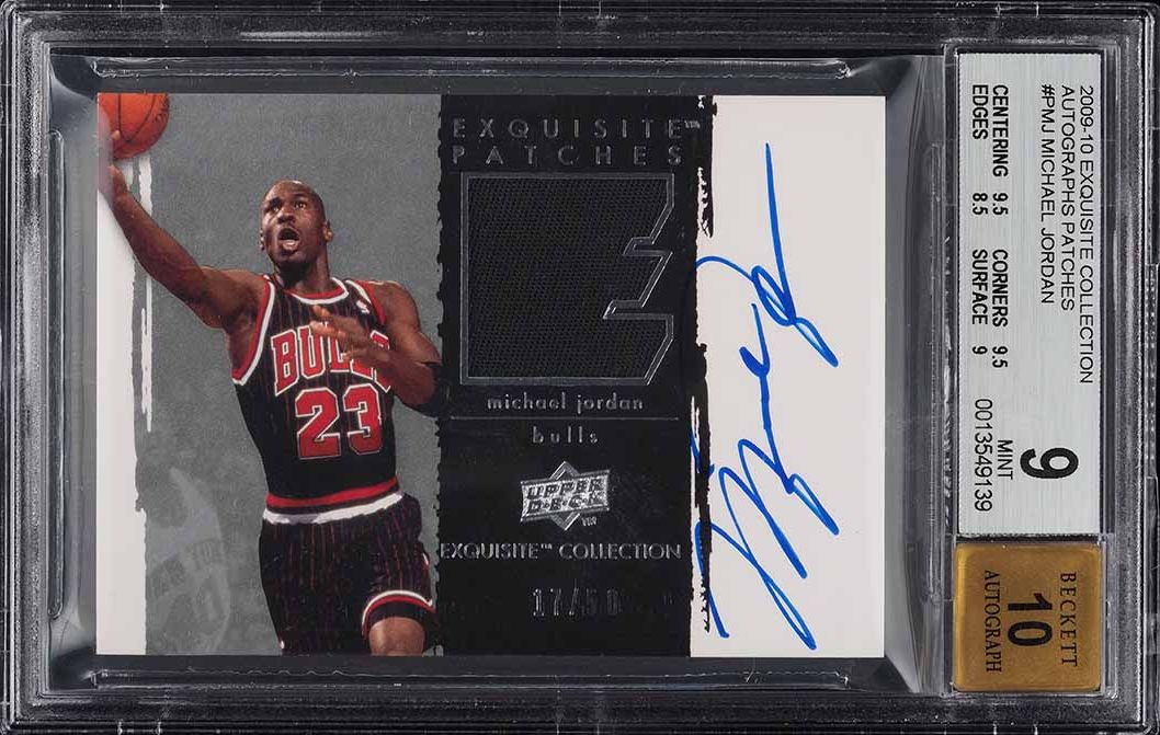2009 Exquisite Collection Patches Michael Jordan PATCH AUTO /50 #PMJ ...
