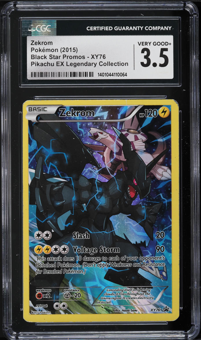 2015 Pokemon XY Black Star Promo Pikachu EX Legendary Collection Zekrom ...