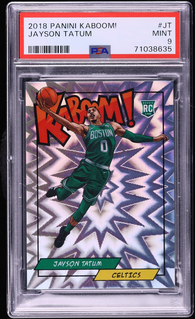 2018 Panini Kaboom! Jayson Tatum ROOKIE #K-JT PSA 9 MINT on Fanatics ...