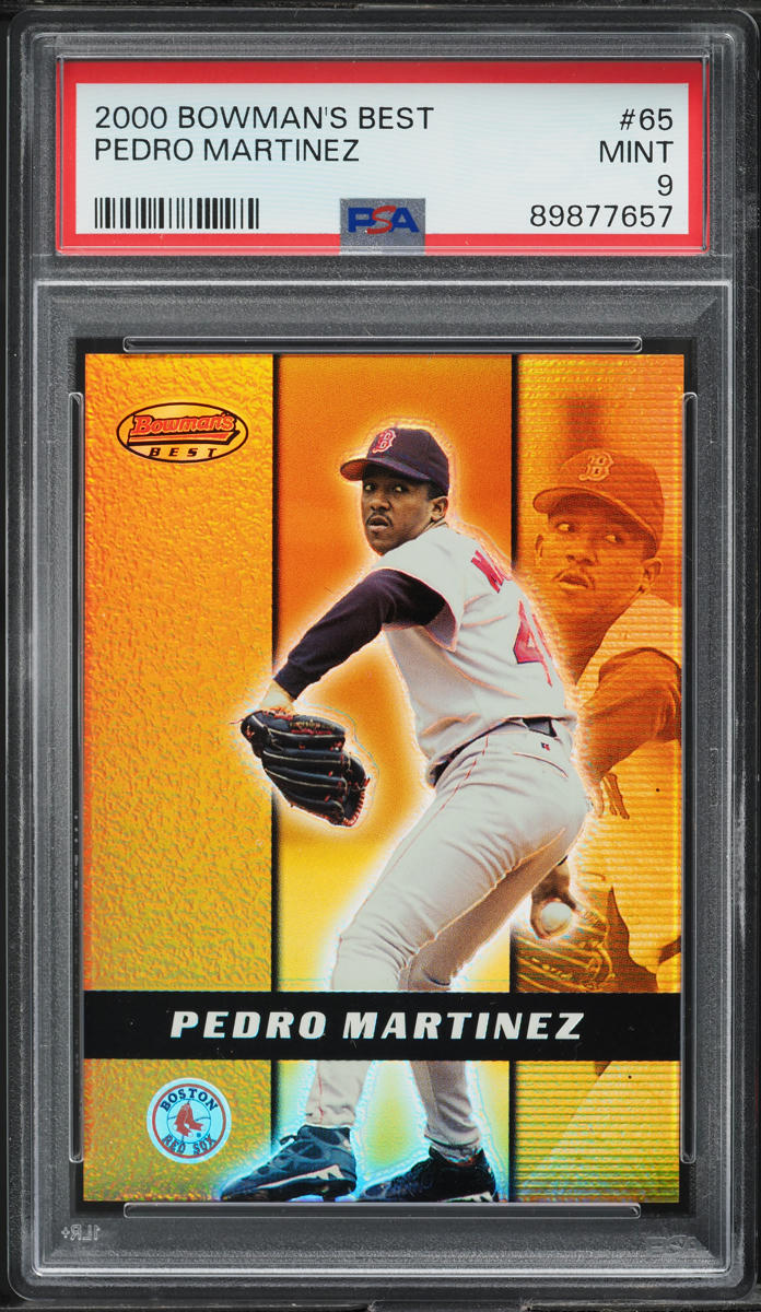 2000 Bowman's Best Pedro Martinez #65 PSA 9 MINT on Fanatics Collect