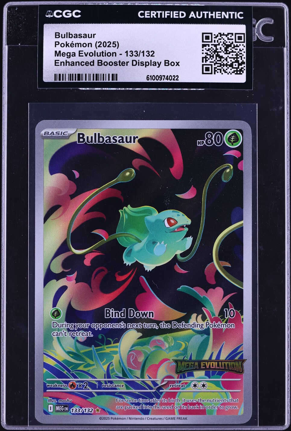 2025 Pokemon Mega Evolution Enhanced Booster Display Box IR Bulbasaur ...